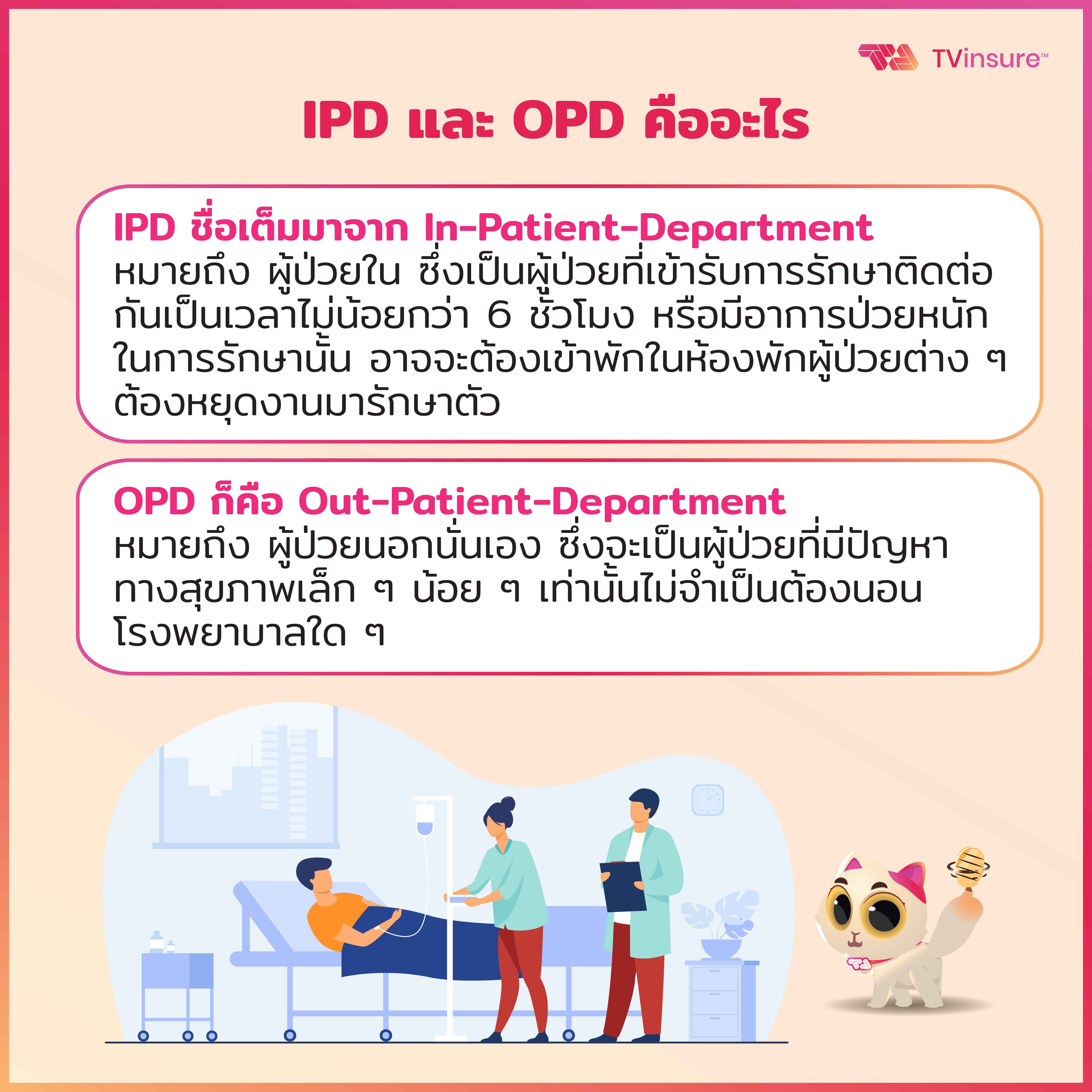 IPD และ OPD คืออะไร - TVinsure